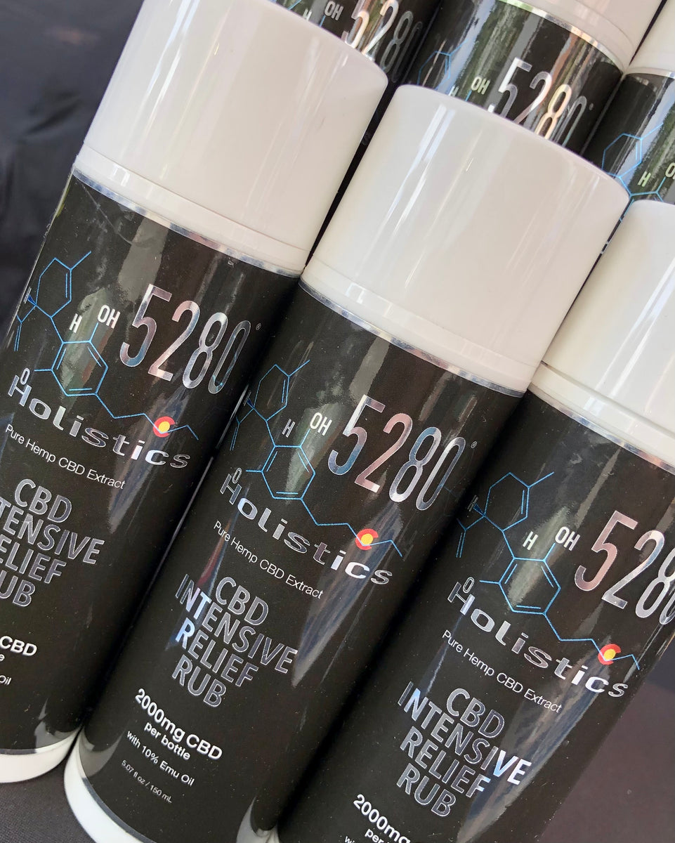 2000mg CBD Intensive Pain Relief Rub - 5280 Holistics CBD ...